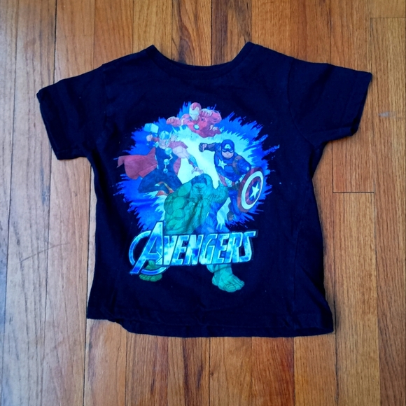 Marvel | Shirts & Tops | 3 Marvels Avengers Superheros Black Blue Boys ...